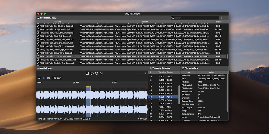 Easy REX Player – Audio Helper Project